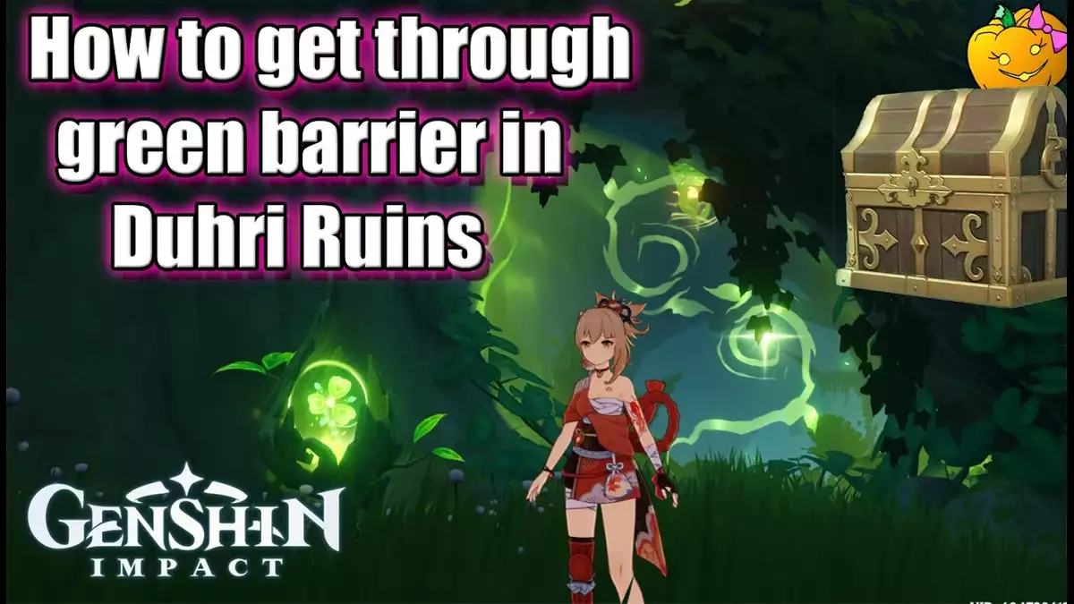 How To Get Through Green Barrier/Door in Ruins of Dahri Puzzle Guide ...